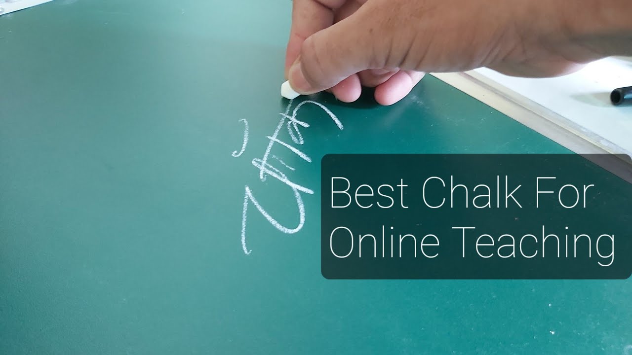 Best White dustless Chalks for online and offline teaching - Blackboard ...