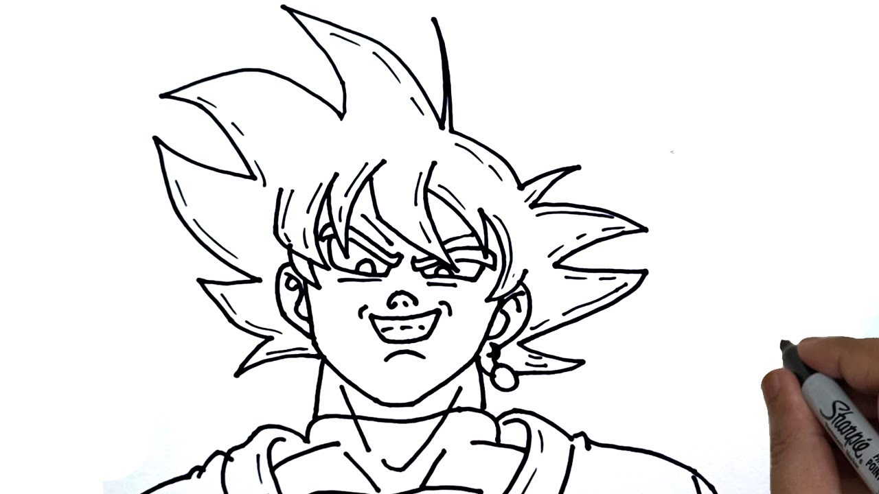 How to Draw Black Goko. - YouTube
