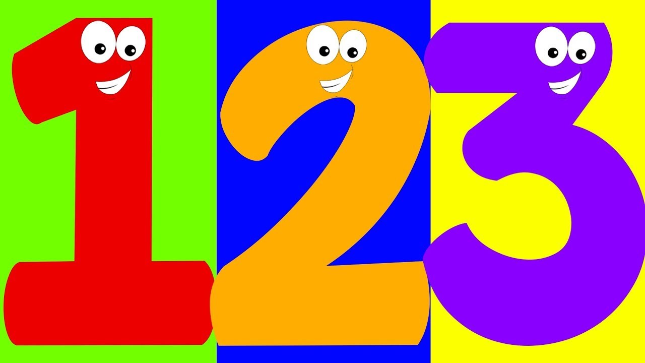 Numbers Learning for toddlers - 1 2 3 learning count super simple song ...