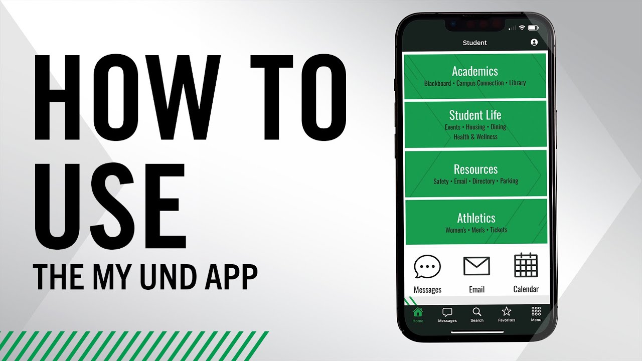 How to Use the My UND App | University of North Dakota - YouTube