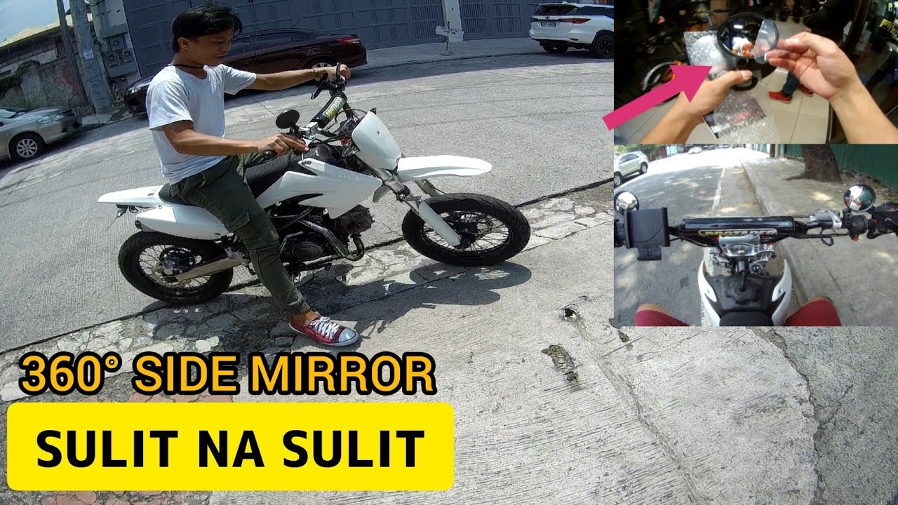 360° degree side mirror for my KR-MINI | Kr-mini 110 RUSI - YouTube