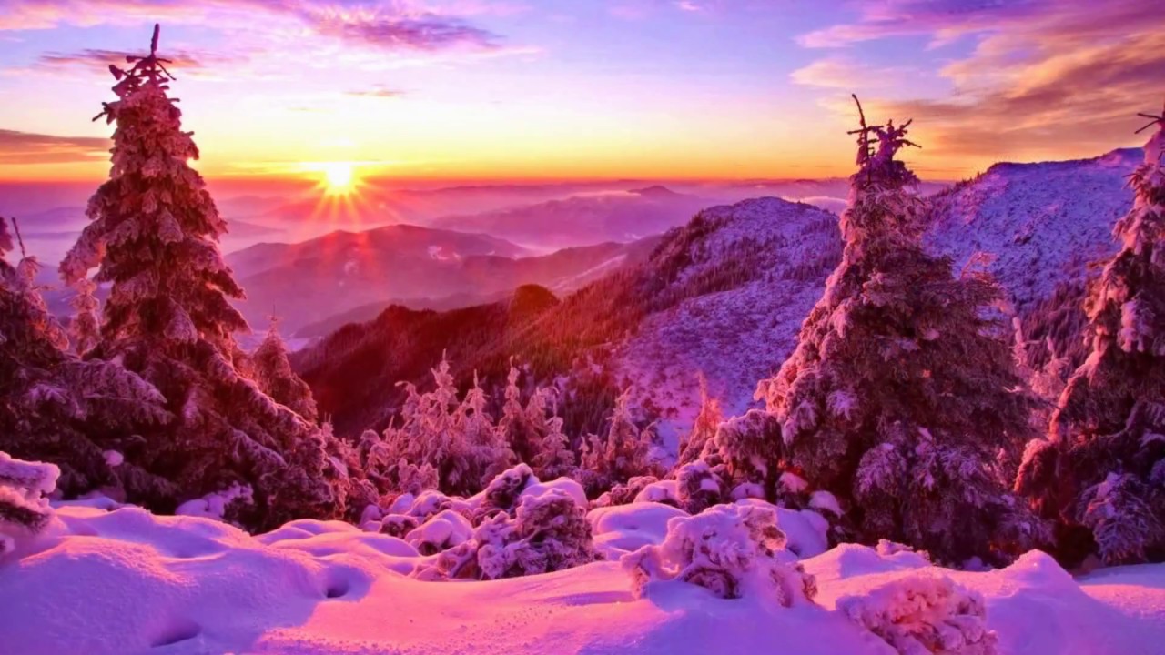 Beautiful winter natural frost (HD1080p) - YouTube