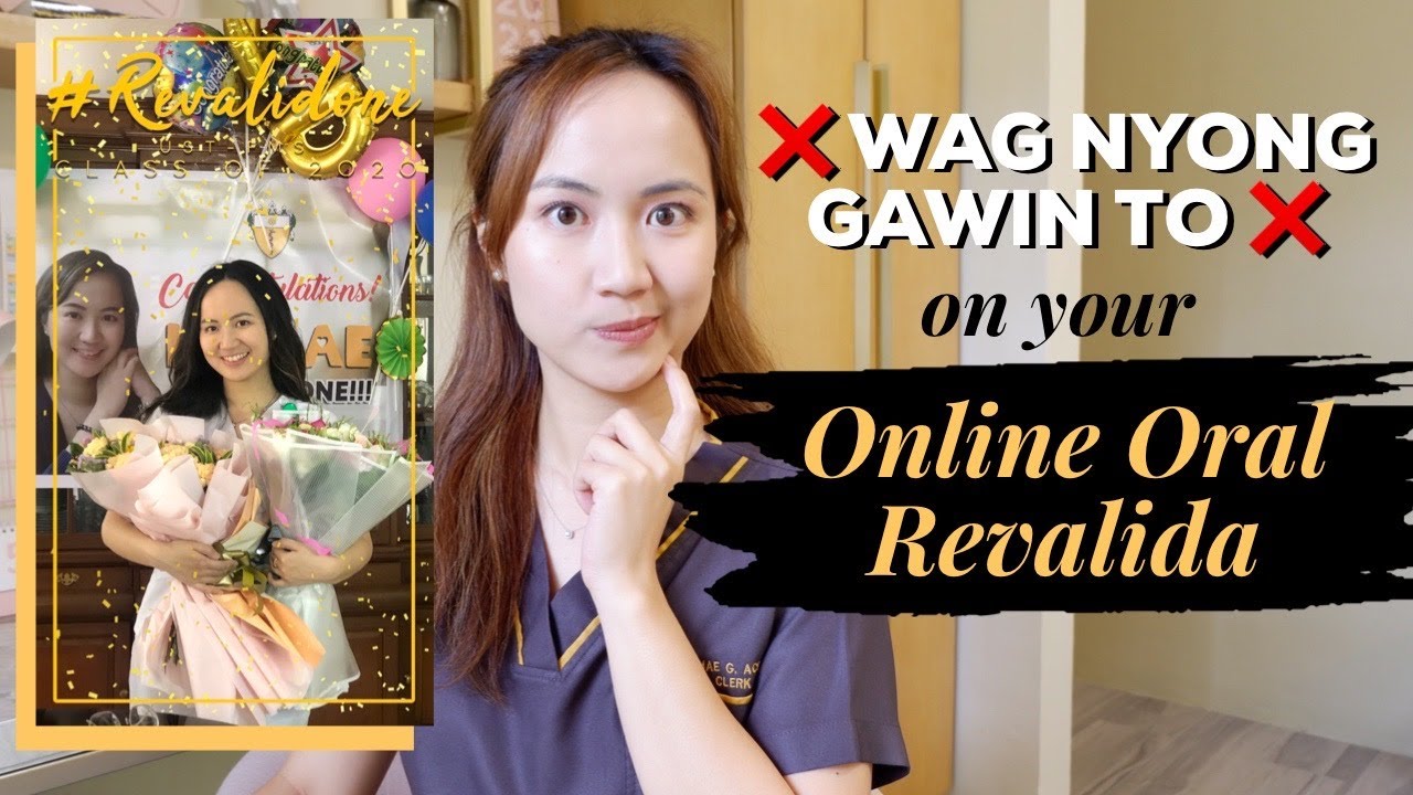 What NOT to do on your Online Oral Revalida (USTMED) | Kamaezinggrace ...