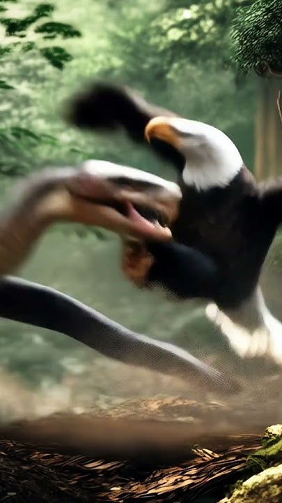 Eagle vs. Python –A Fight for Survival! #animals #eagle #python # ...