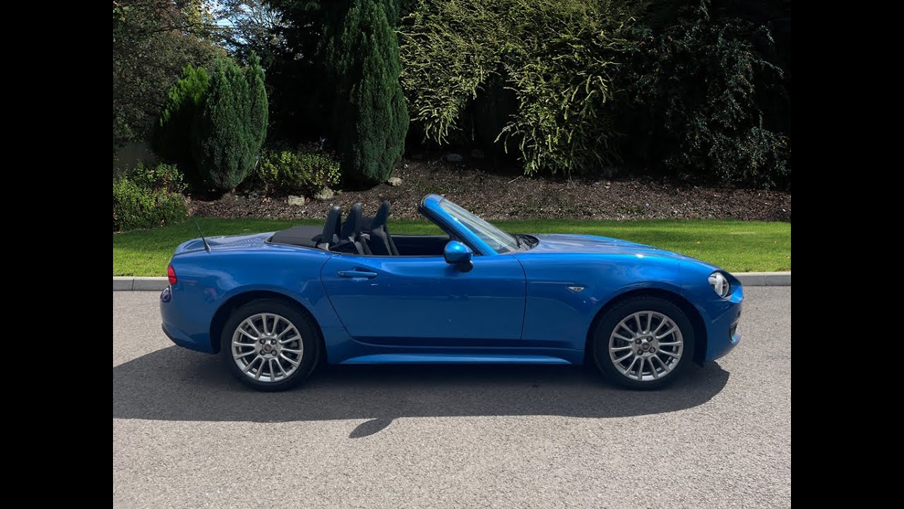 Fiat 124 Spider 1.4 MultiAir Classica Manual in Italia Blue - GK18WWB ...