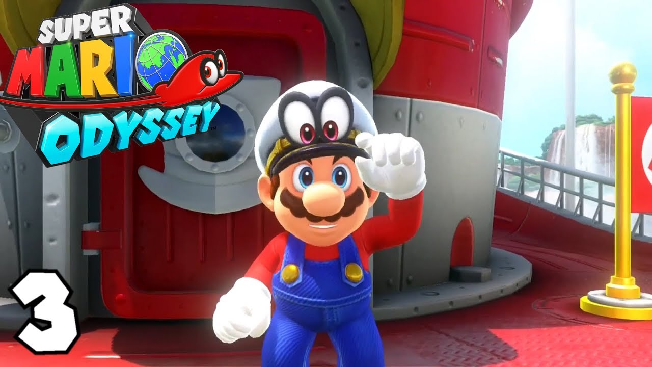 Super Mario Odyssey - Part 3: Classy Captain Cappy - YouTube