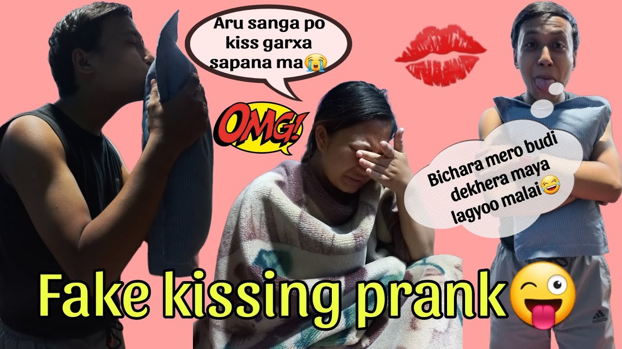 Fake kissing prank on wife 😜 | Gone wrong | Angry reaction 😡 - YouTube