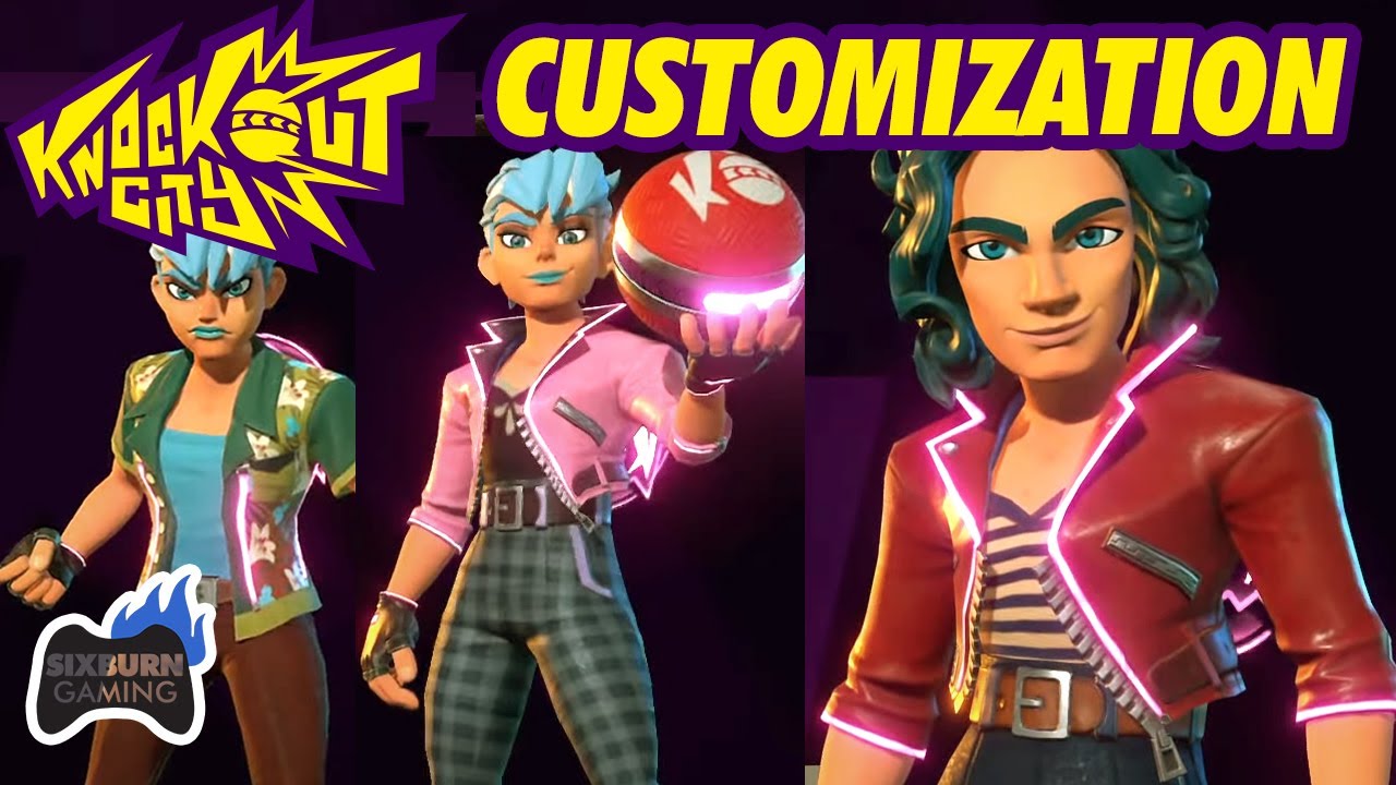 Knockout City Character Customization (Fortnite-Like Dodgeball Battle Royale) - YouTube