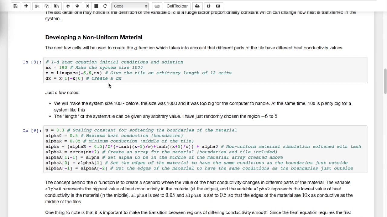 Heat Diffusion Through an LI 900 Tile Computational Physics Final ...