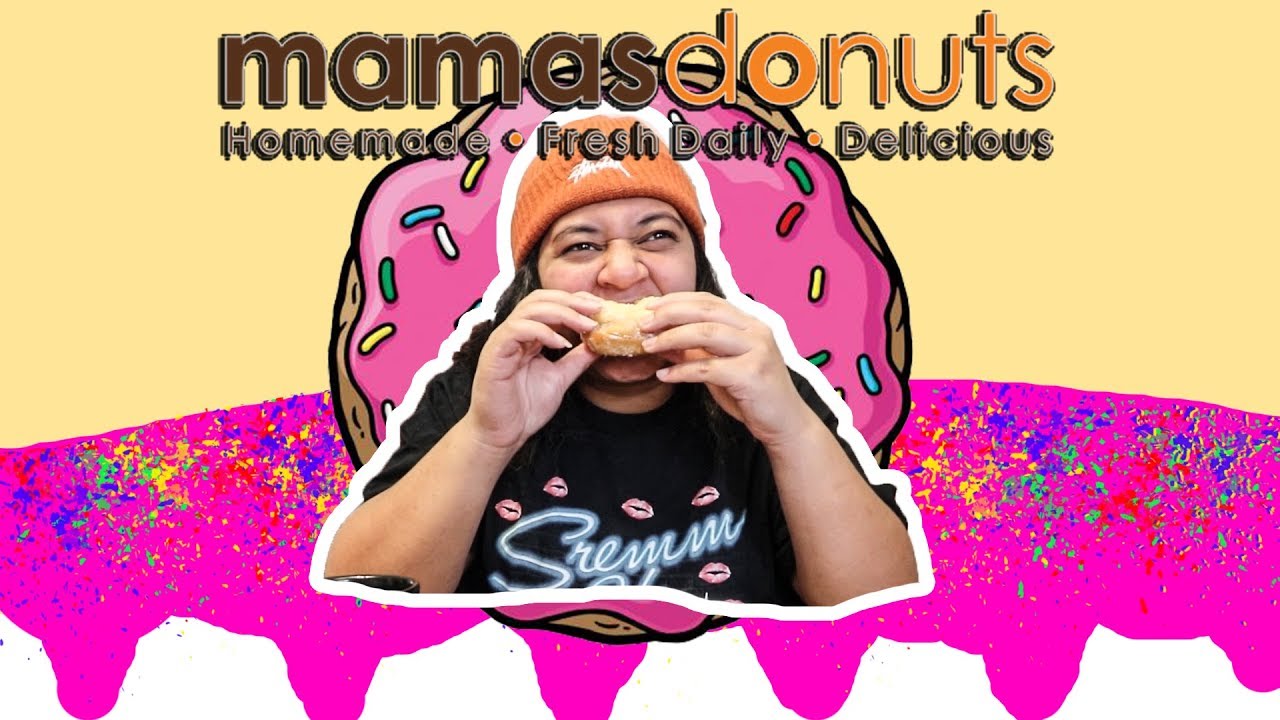 MAMAS DONUTS REVIEW - Roshy Food Reviews 🍩🤤 - YouTube