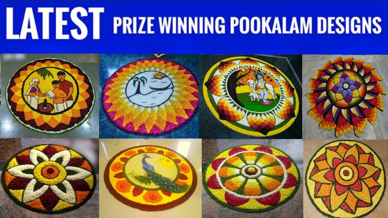 Onam Pookalam Designs 2025 |1st Prize Pookalam Design |Top Pookalam ...
