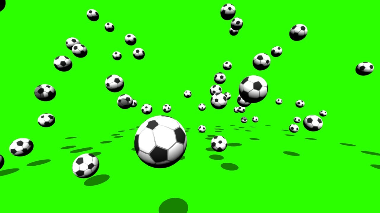 Soccer Balls #1 / Green Screen - Chroma Key - YouTube