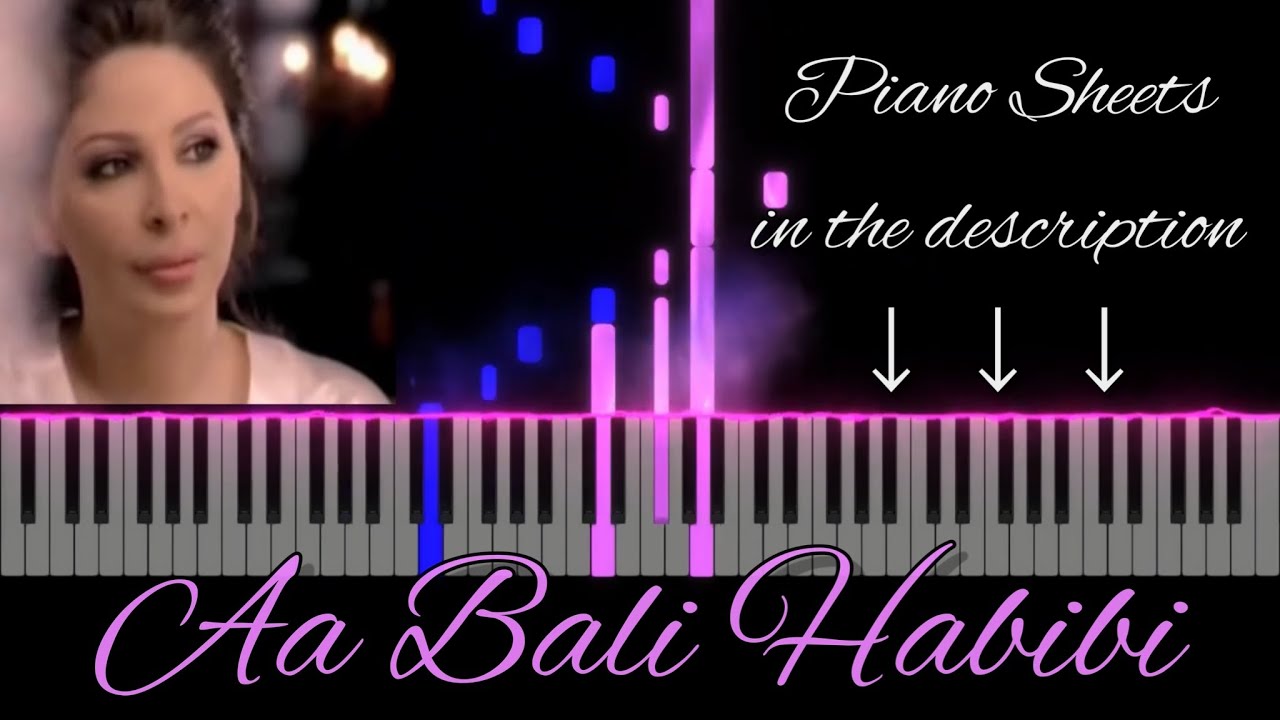 Elissa - Aa Bali Habibi | Piano Tutorial | Piano Sheets ↓ Chords - Chordify
