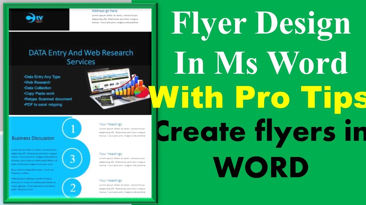 Make a flyer in ms word/ create printable free flyers templates in ...