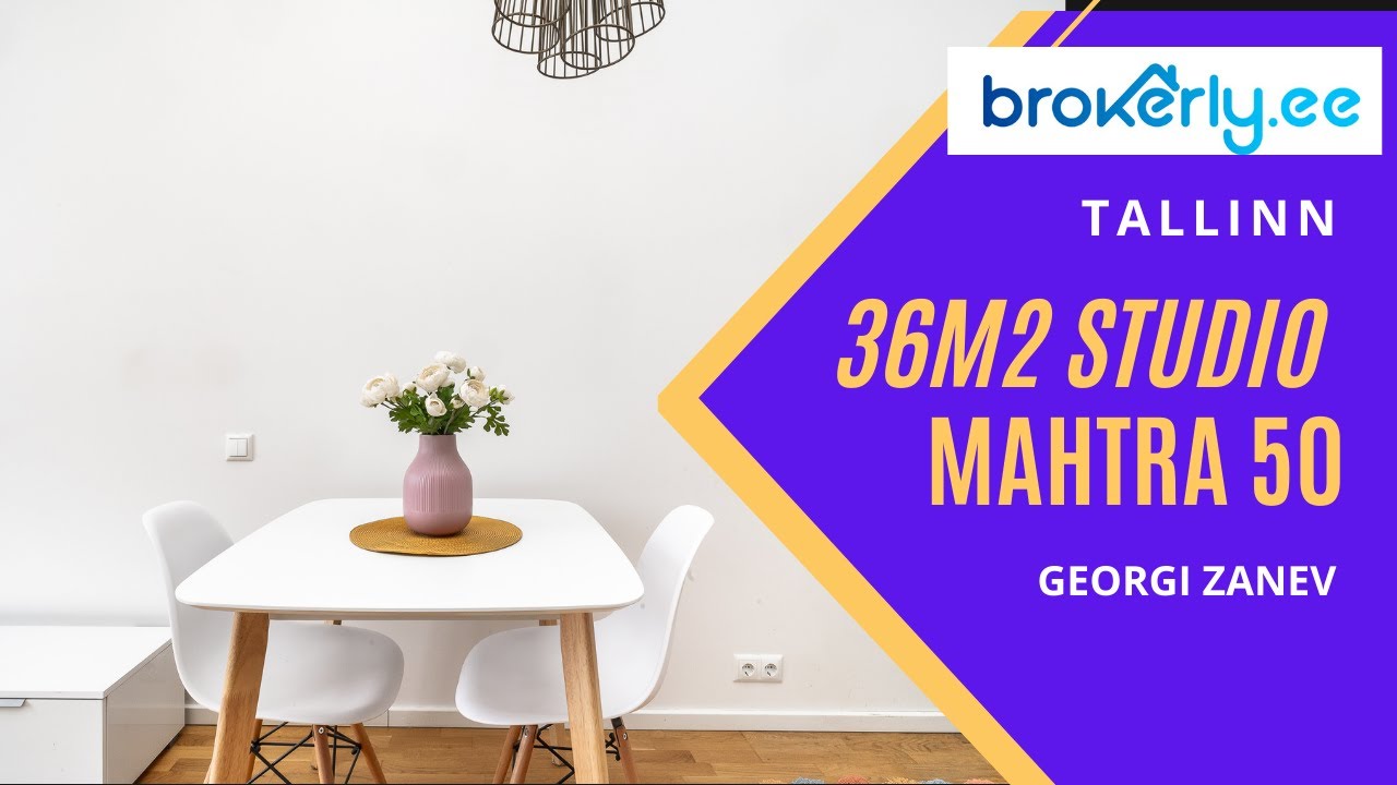 A 36 m2 Tallinn apartment at Mahtra 50a - YouTube