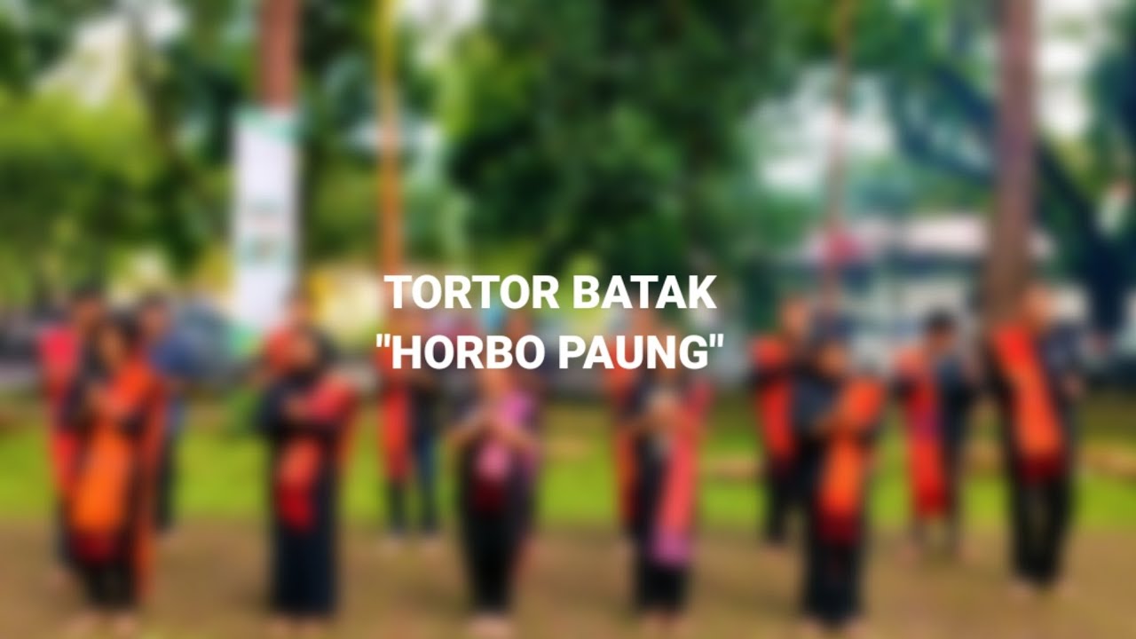 TUGAS ETIKA PAGELARAN SENI TARI TORTOR BATAK "HORBO PAUNG" - YouTube