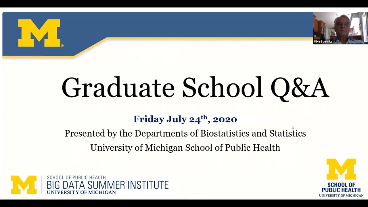 Big Data Graduate School Question and Answer Session - YouTube