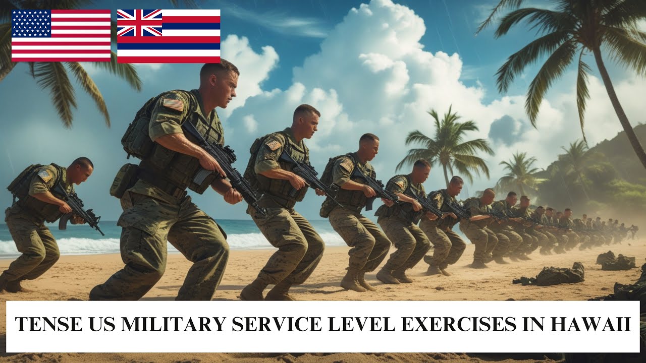 Tense US Military Service Level Exercises In Hawaii - YouTube