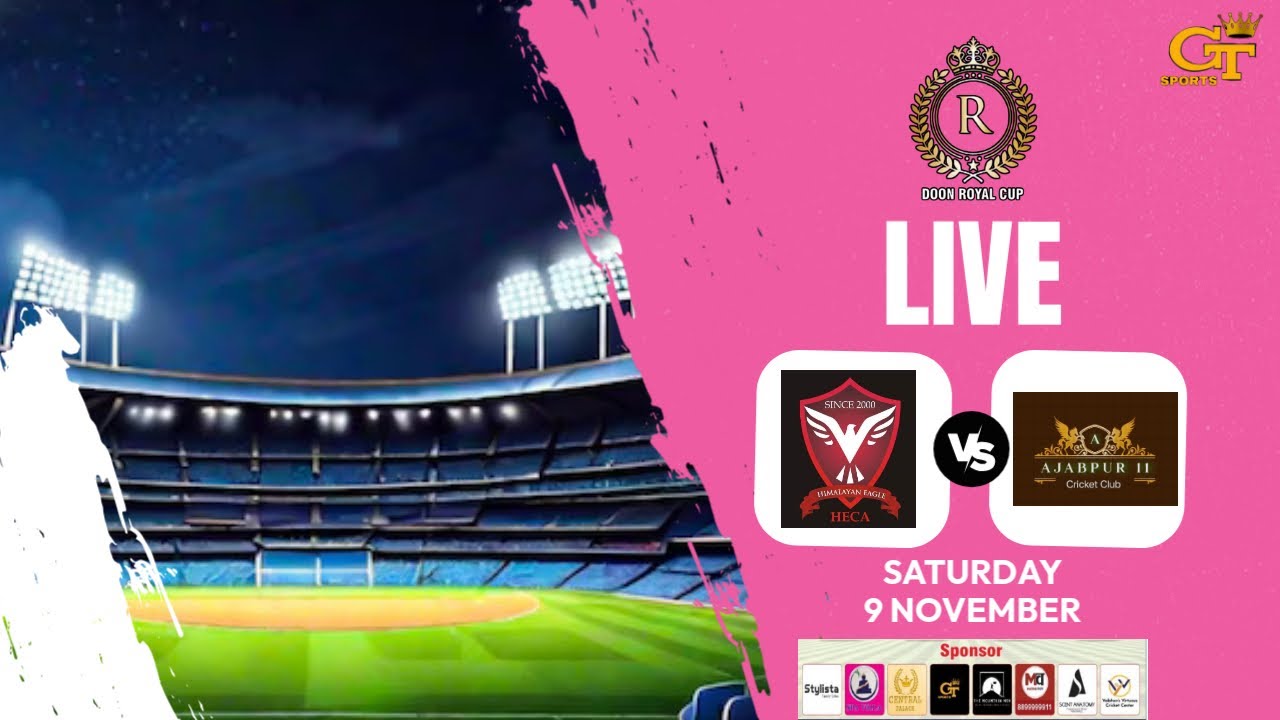 Doon Royal Cup Season-4 | Ajabpur XI Vs Eagle | League Matches | Live ...