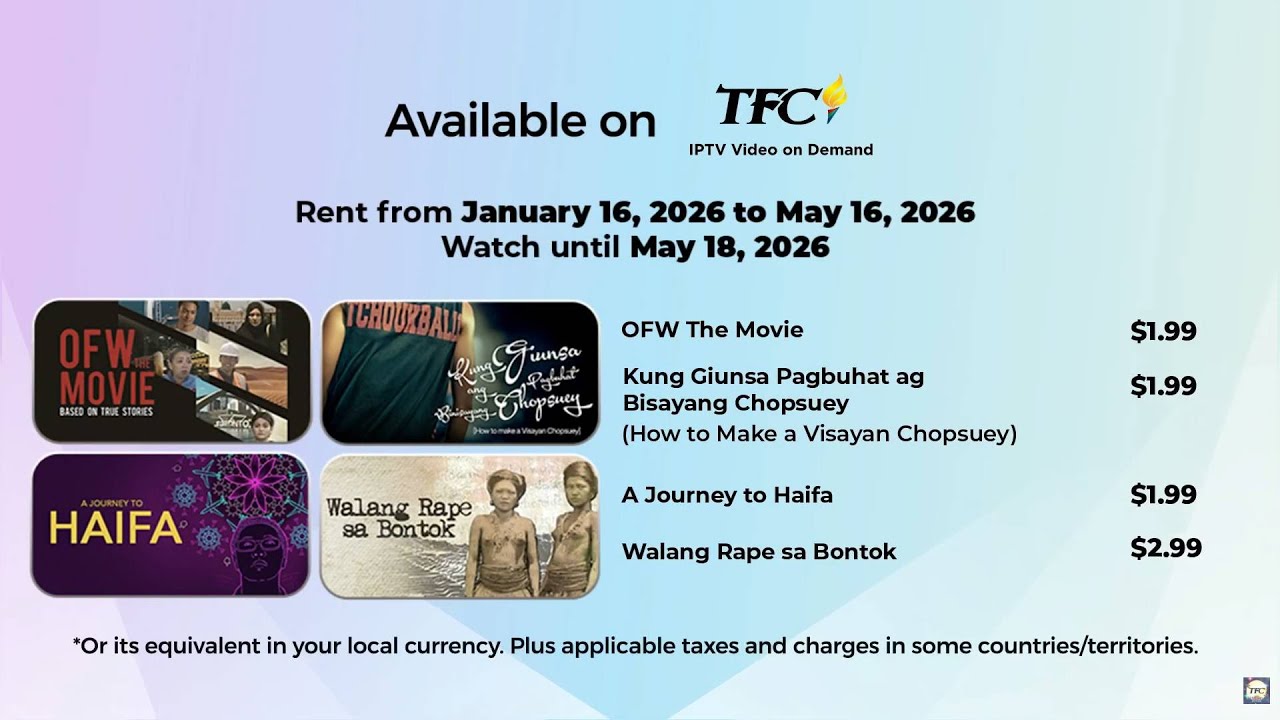 Watch OFW: THE MOVIE and more on TFC IPTV PPV! - YouTube