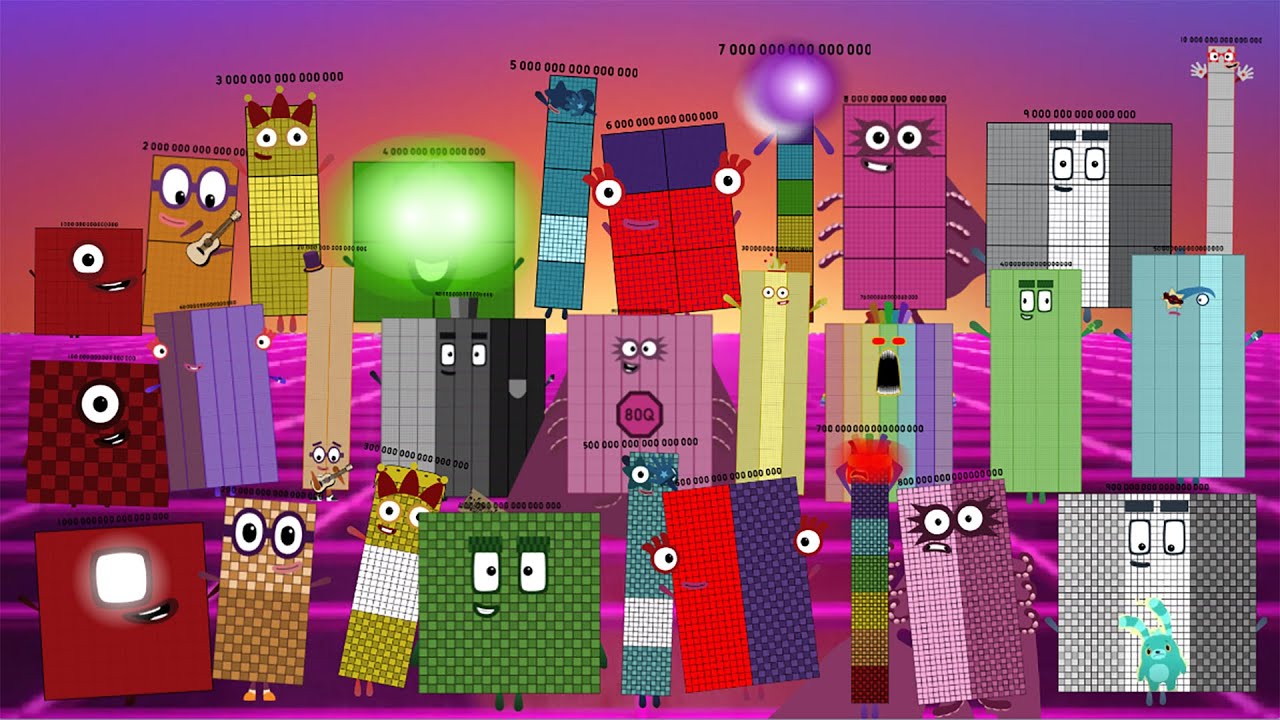 The Ultimate Numberblocks Band But Different (1Q-1Qn) But Re-Take Music ...