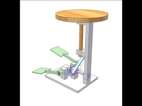 Angular reciprocation to one way rotation 3 - YouTube