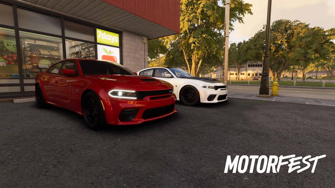 THE CREW MOTORFEST: 2023 HELLCAT REDEYE CHARGERS CUTTING UP IN TRAFFIC ...