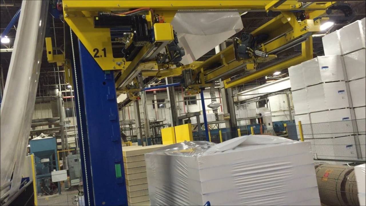 large size stretch bagger / alternate for ring wrapper - YouTube