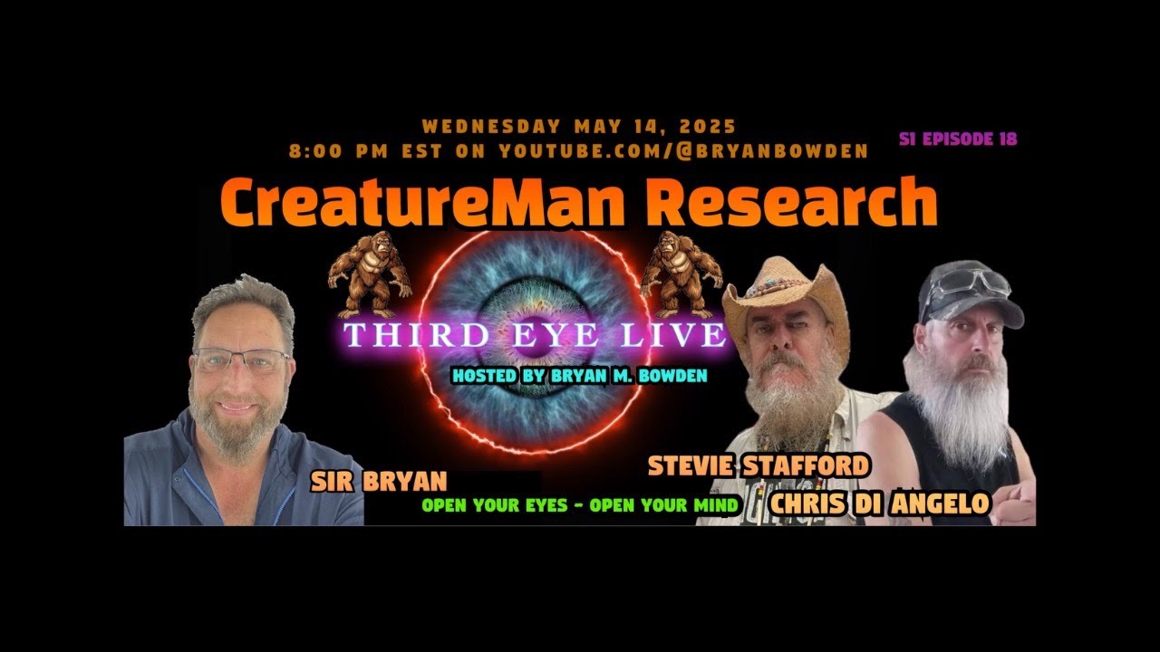 Third Eye Live Ep. 18 Stevie Stafford and Chris Di Angelo - Hosted by Bryan M. Bowden - YouTube