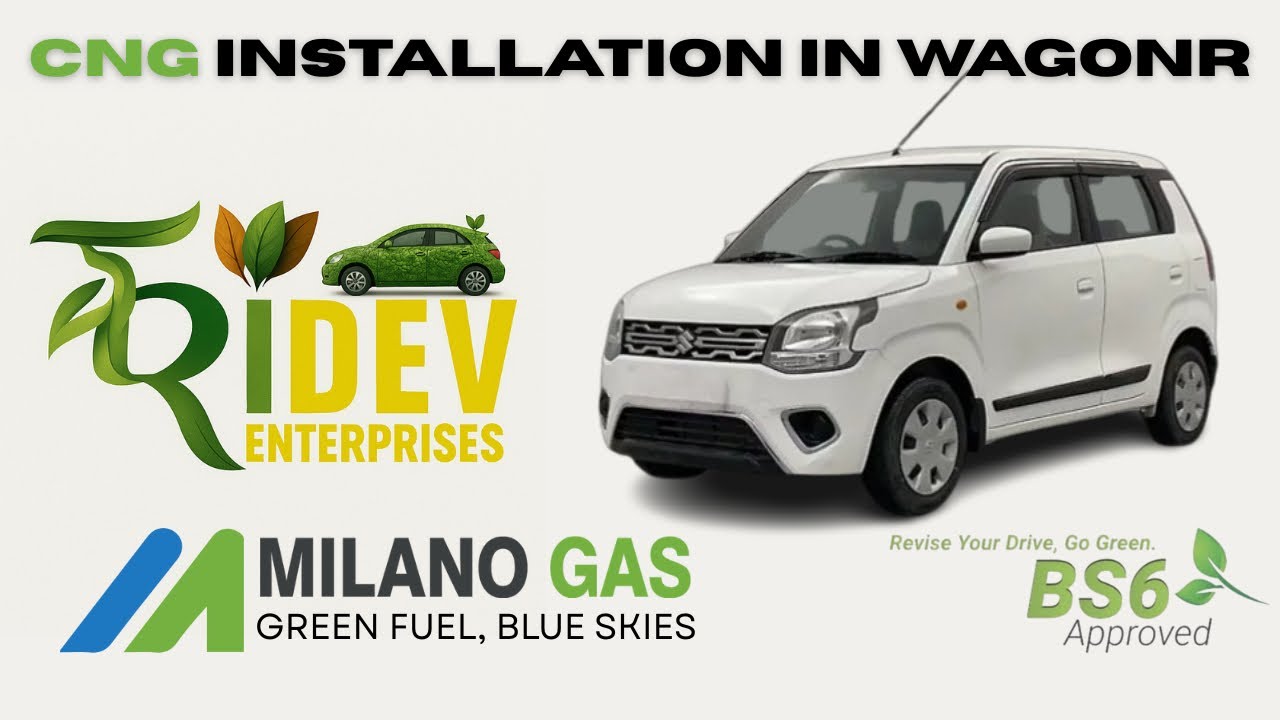 CNG IN WAGON R BY TRIDEV ENTERPRISES WITH NO WIRE CUTTING SYSTEM - YouTube