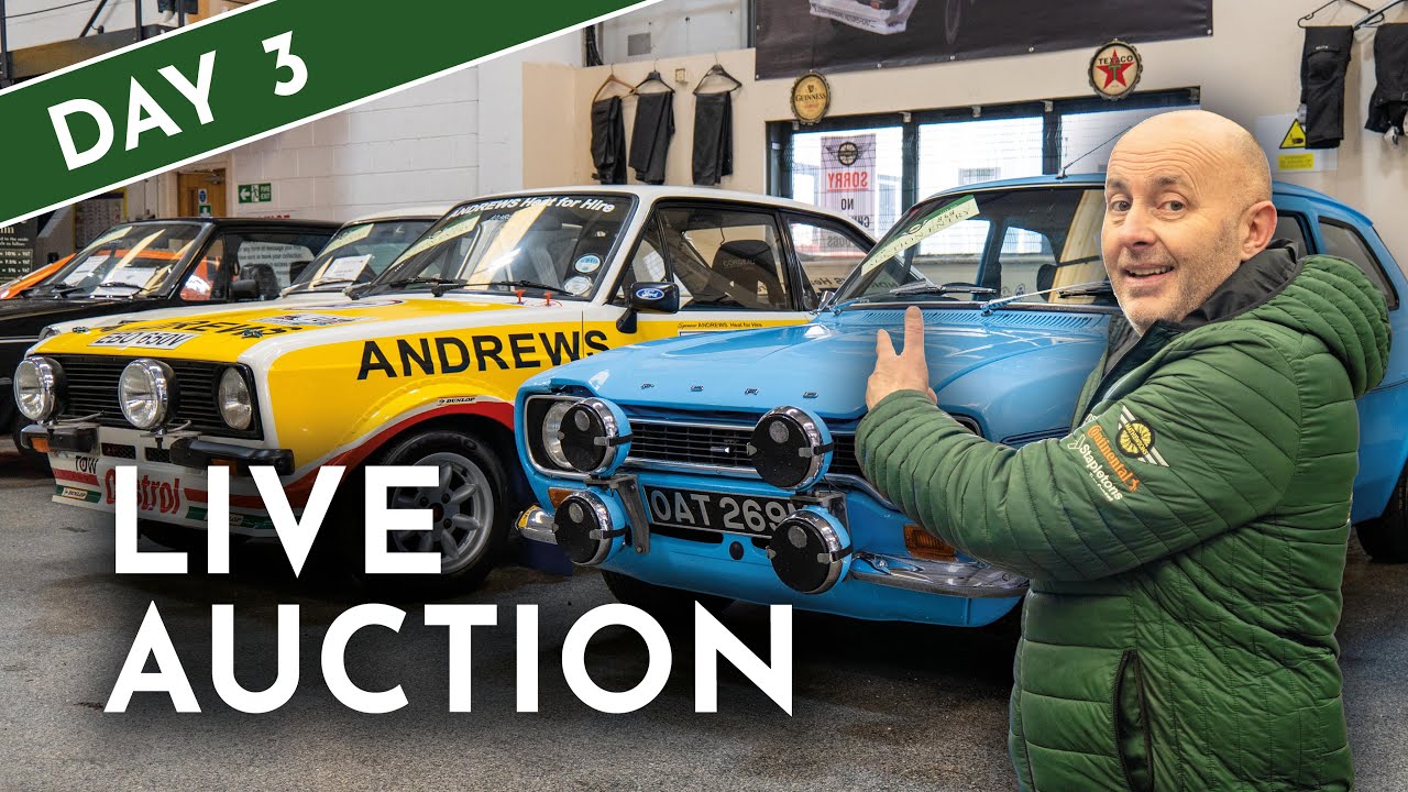LIVE CLASSIC CAR AUCTION | 900 Lots! | Mathewsons March Auction Day 3 ...
