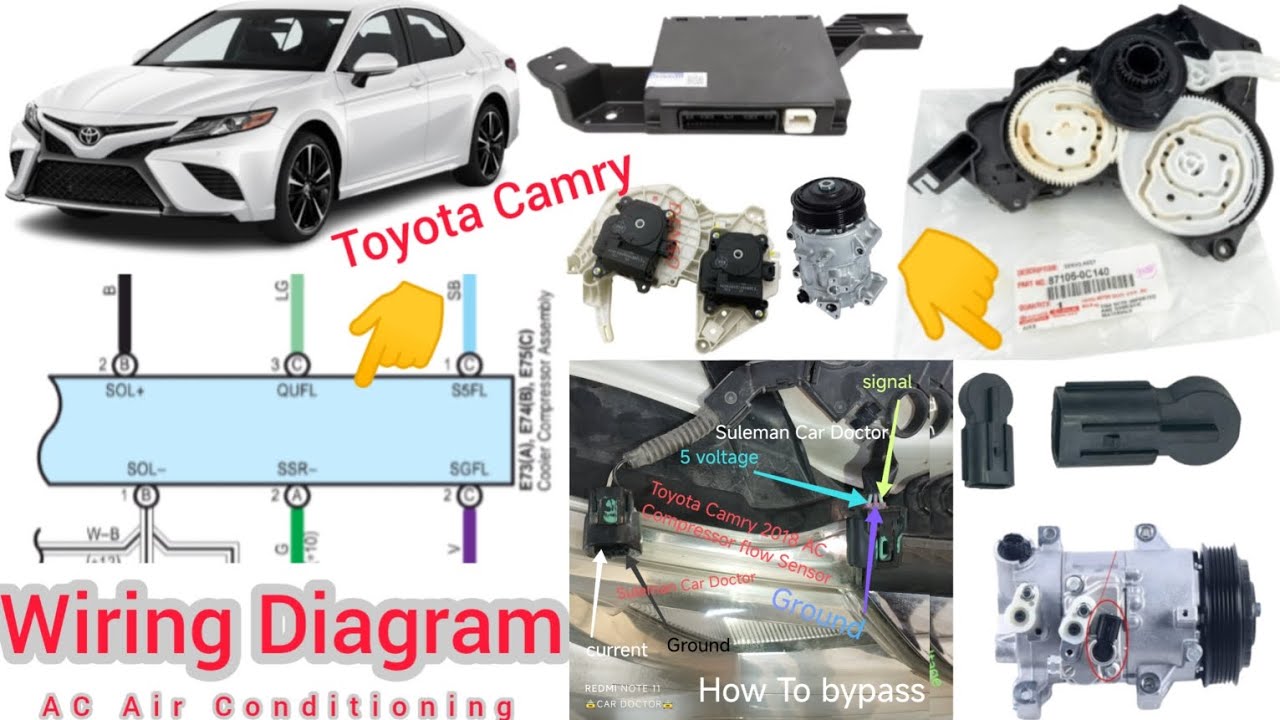 Toyota Camry 2016 AC module wiring Diagram Flow Sensor wiring Diagram ...