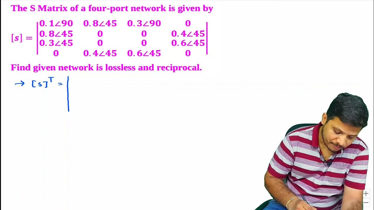 Examples on Scattering Parameters, #ScatteringParameters, #SParameters ...