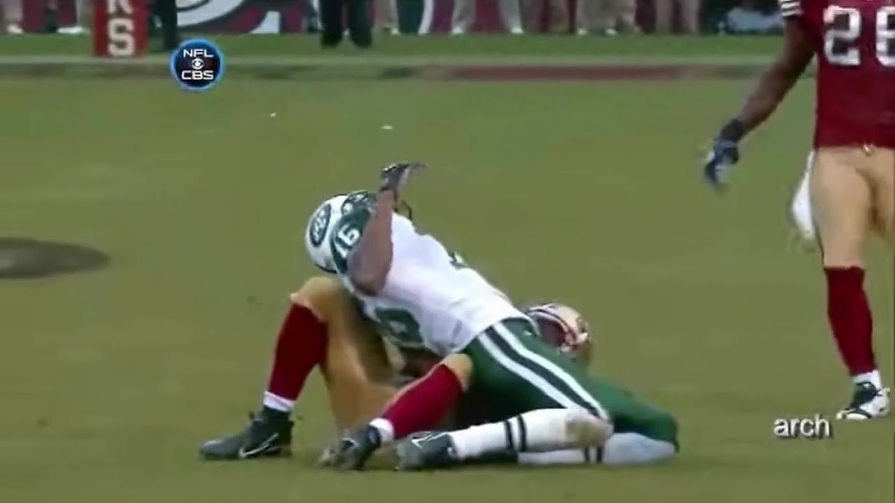 Patrick Willis hit on Brad Smith 60fps - YouTube