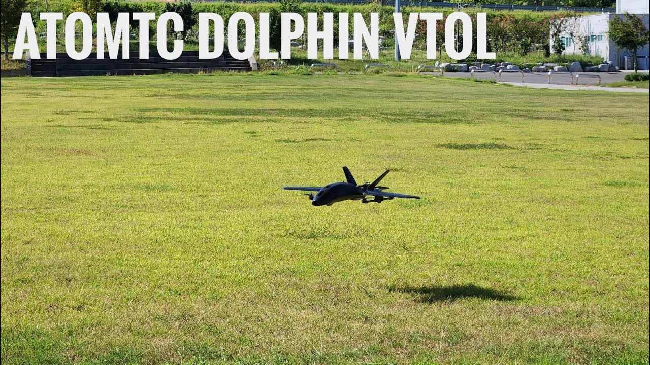 AtomRC Dolphin VTOL test - YouTube