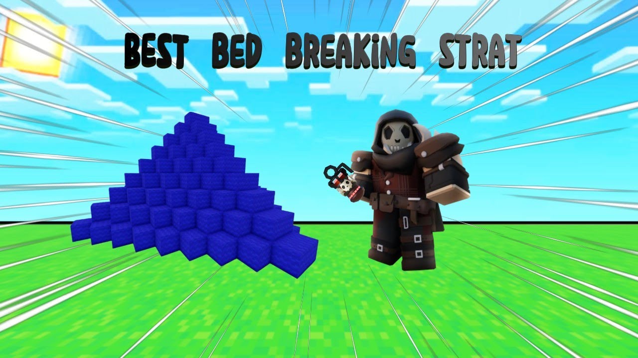 Best bed breaking strat in roblox bedwars! - YouTube