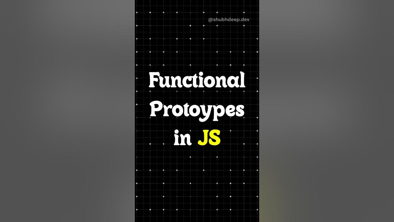 Functional Prototypes in React - YouTube