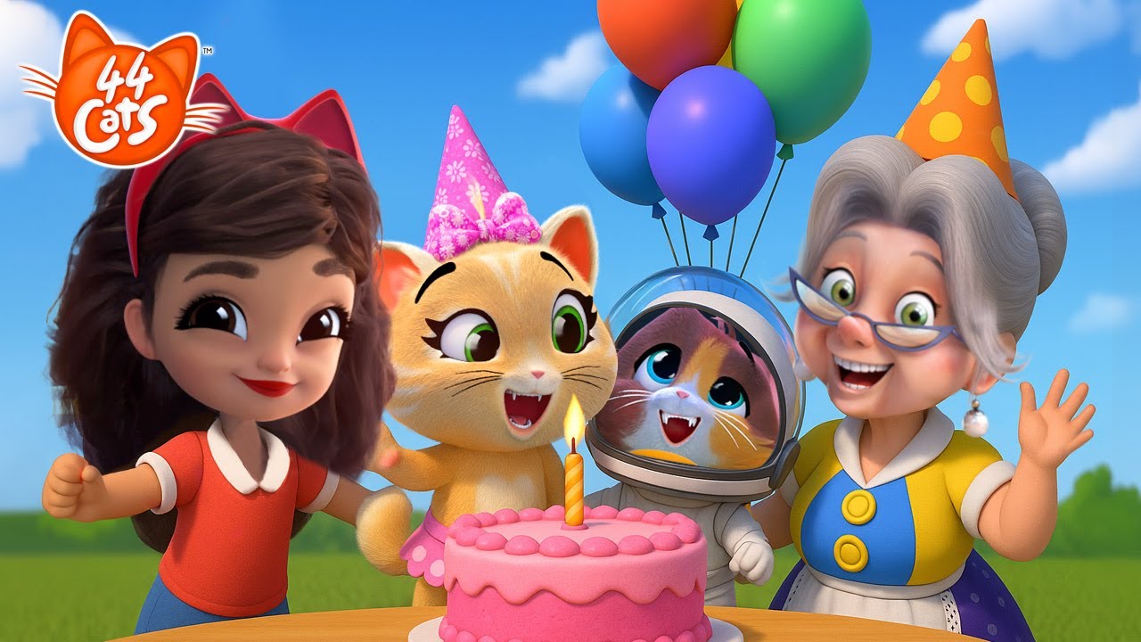 Super Birthday Parties! | 45 MINUTES of full episodes in 4K | 44 Cats ...