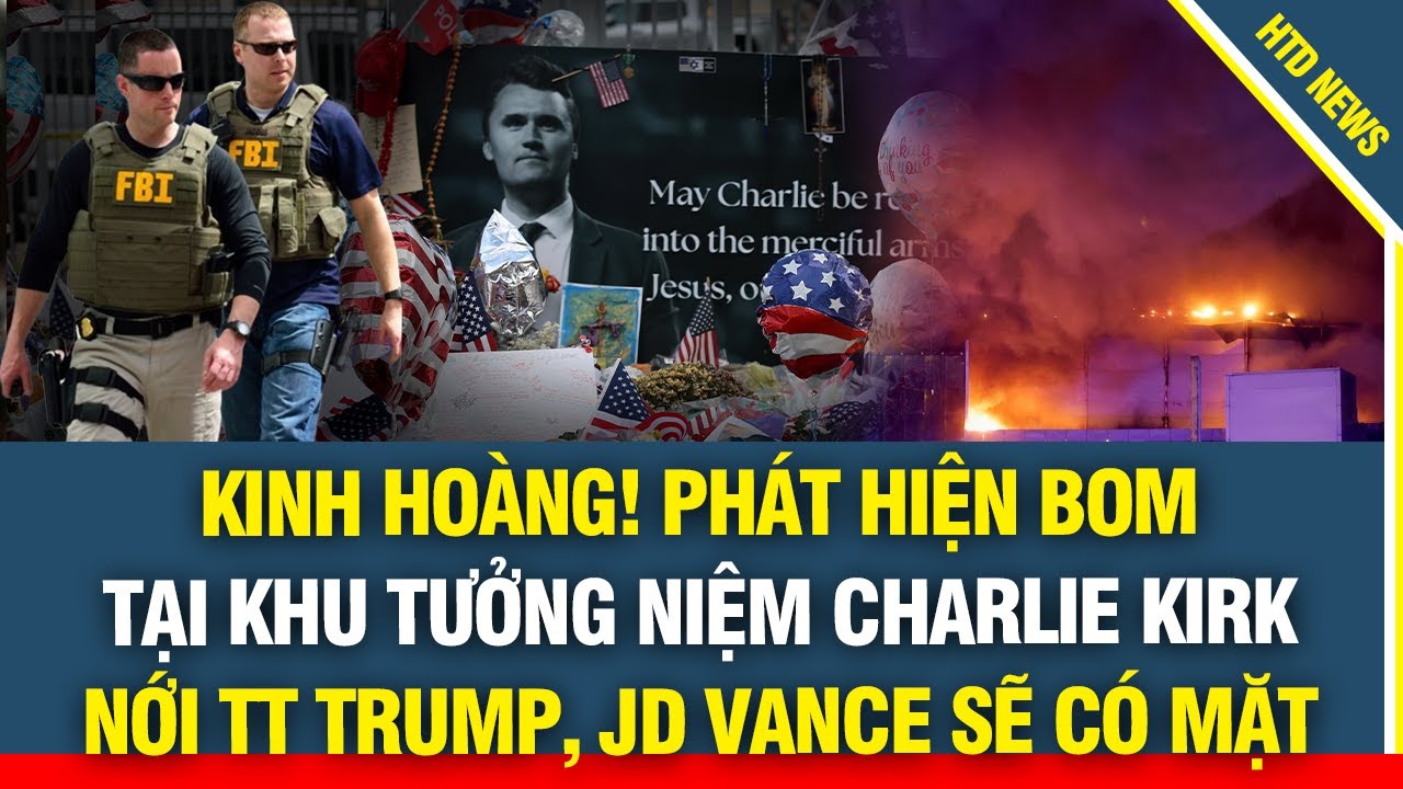 NÓNG! Phát hiện kinh hoàng tại khu tưởng niệm Charlie Kirk, Mỹ nhận ...