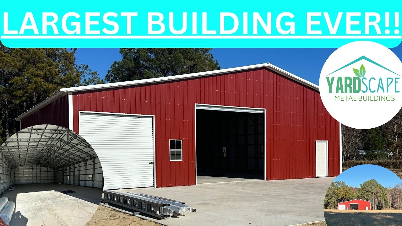 The Largest Metal Building We've Ever Built! | Commercial 40x60x14 with ...