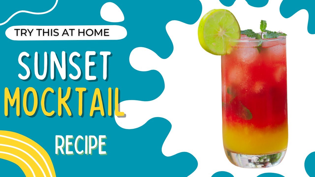 Sunset Mocktail | Watermelon-Orange | PepperCrush | Sunrise Mocktail ...