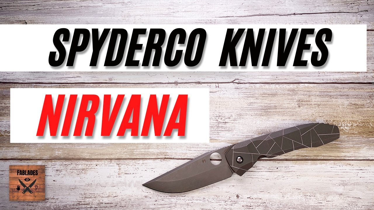 Spyderco Nirvana Pocketknife. Fablades Full Review - YouTube