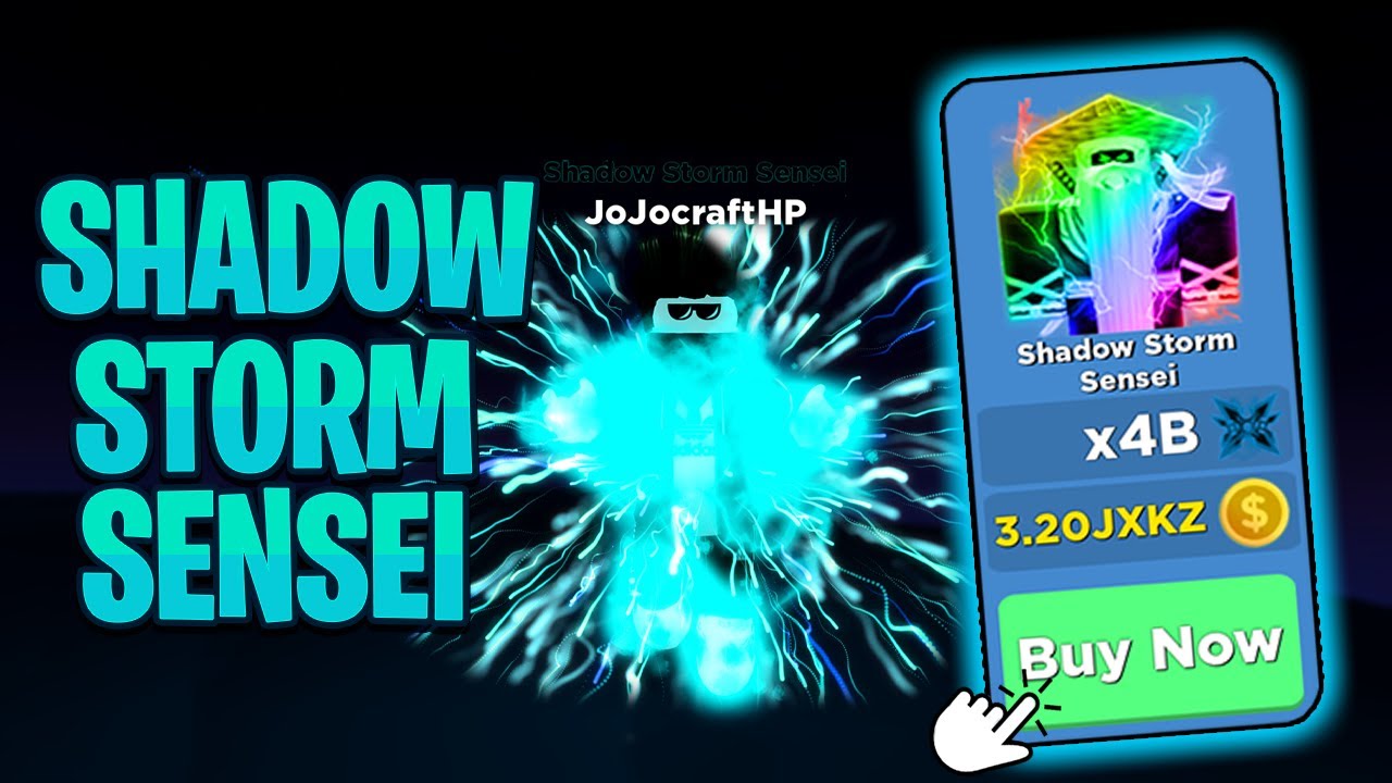 Roblox Ninja Legends Shadow Storm Sensei (Bester Rang) kaufen und Spiel ...