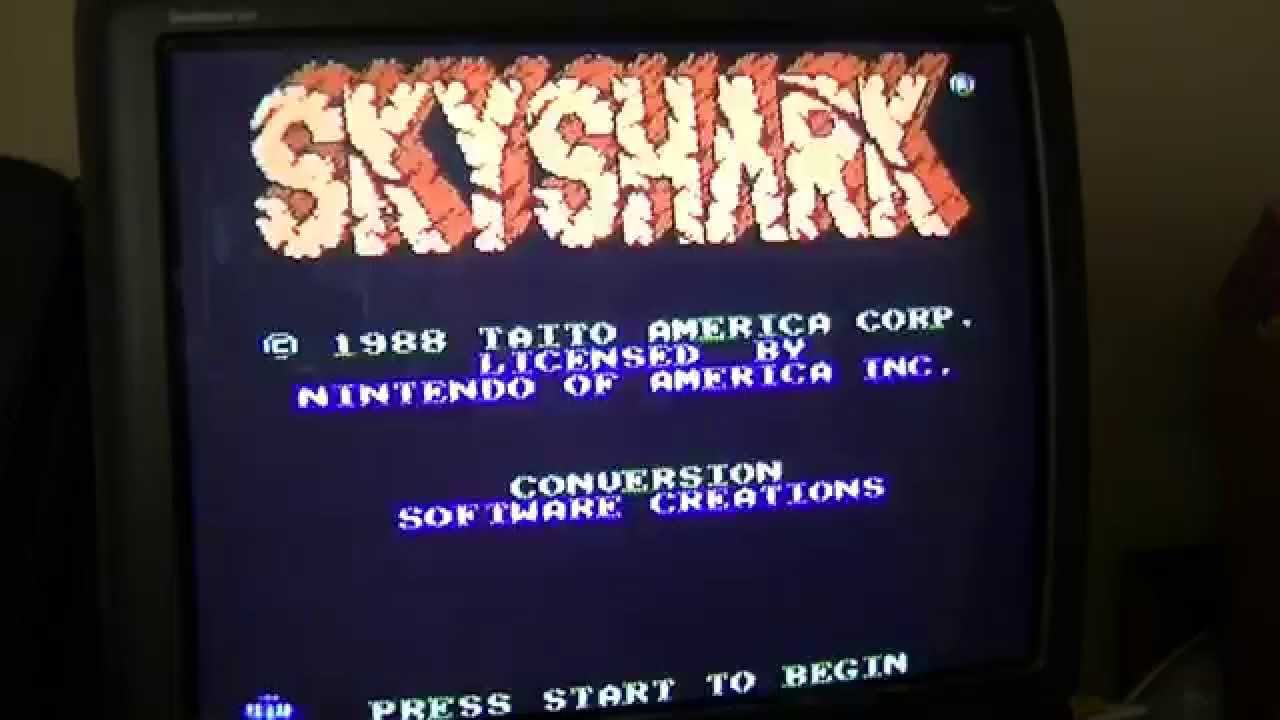 Sky Shark NES 1 Credit Game - YouTube