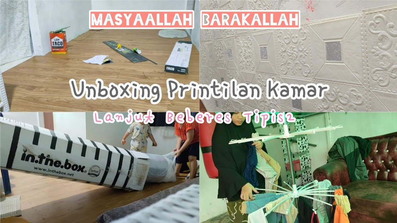Unboxing Printilan Kamar Lanjut Beberes Tipis2 - YouTube