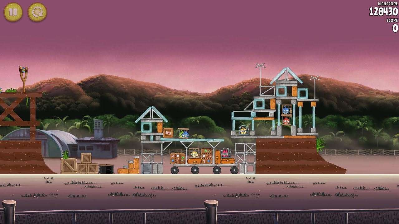 Angry Birds Rio - Airfield Chase - 9-07 - 128430 - YouTube