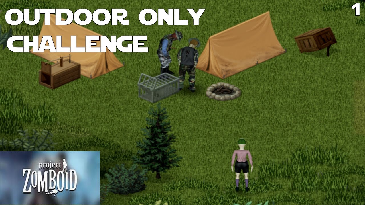 Project Zomboid Outdoor ONLY Challenge! - Patty the Park Ranger Ep1 ...