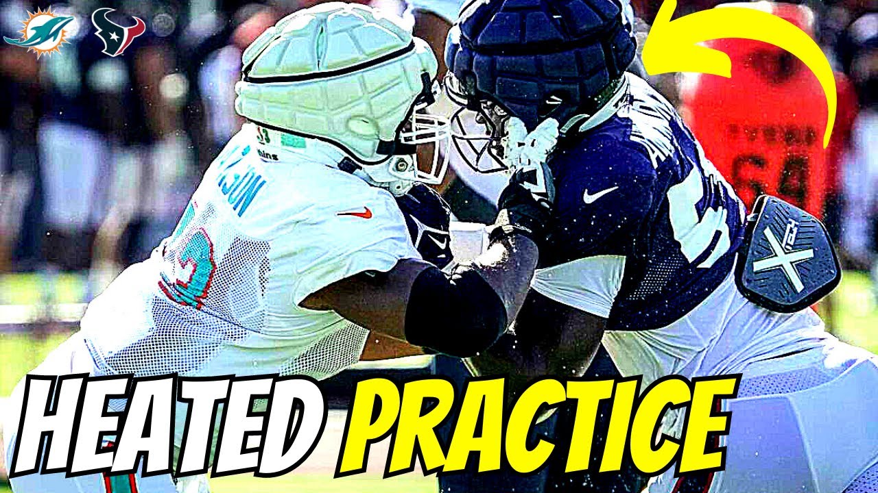 Houston Texans vs Miami Dolphins JOINT Practice Highlights...This WAS INSANE - YouTube