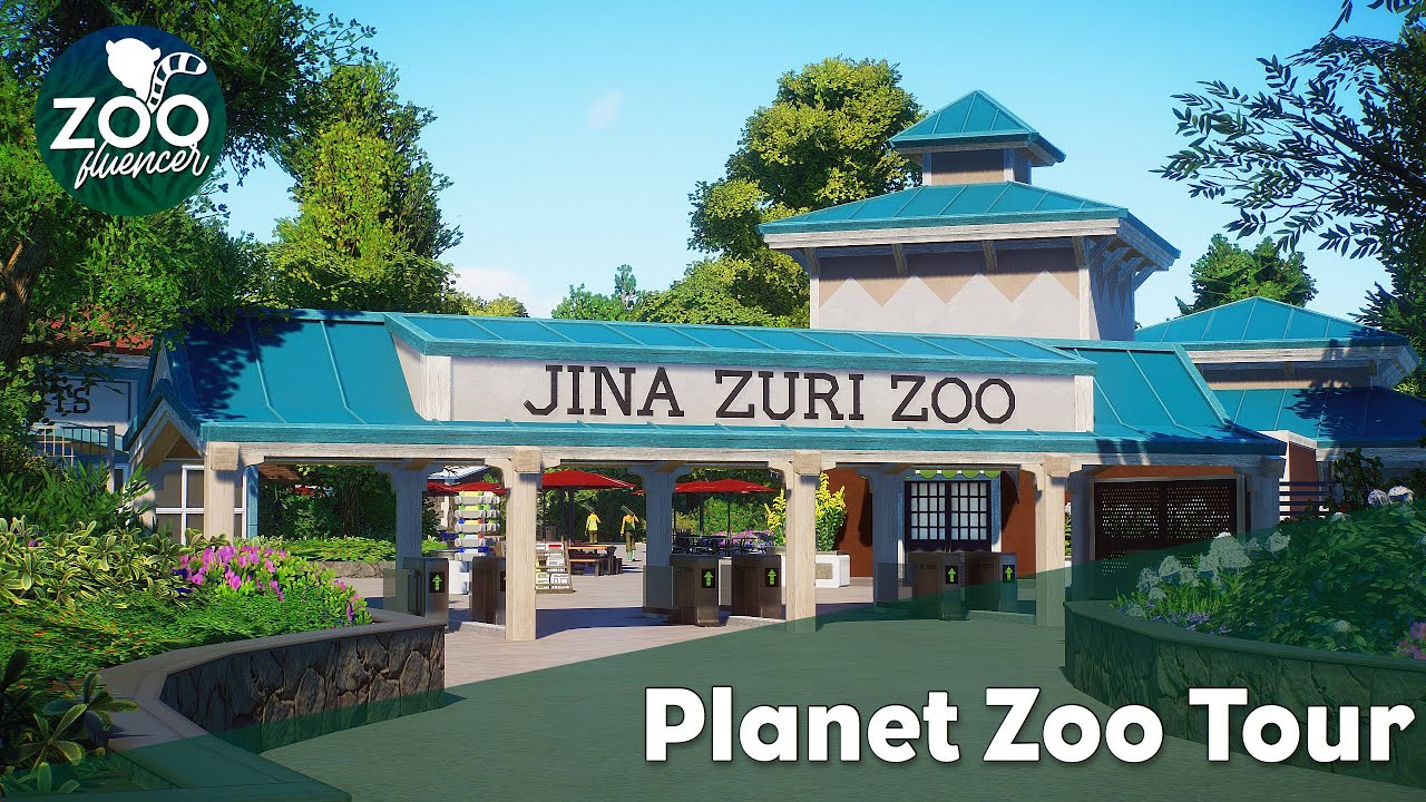 Jina Zuri Zoo | Realistic City Zoo | Planet Zoo Tours | Showcase - YouTube