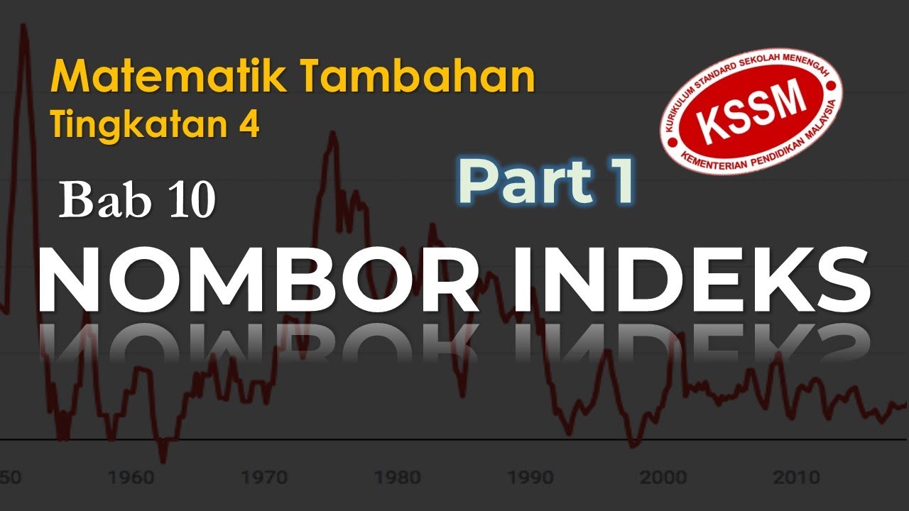 (Part 1) : Matematik Tambahan Tingkatan 4 Bab 10 Nombor Indeks - YouTube